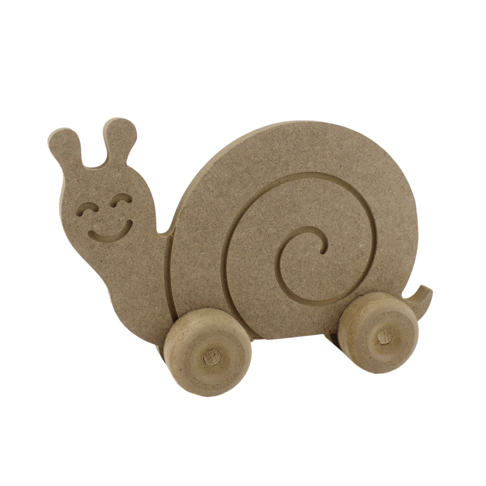 TO13 Ahşap Tekerlekli Oyuncak Salyangoz | TEKERLEKLİ OYUNCAKLAR | TARZREYON